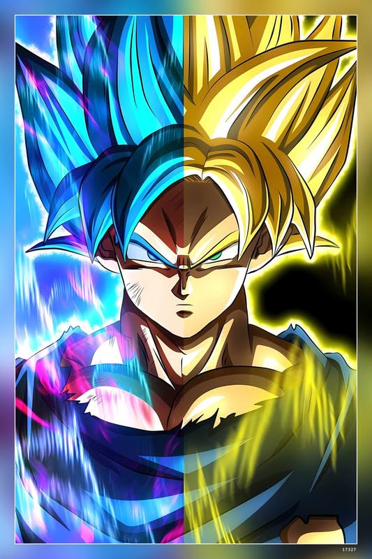 POSTERDADDY Goku Dragon Ball Z Poster Reprint Matte Finish Paper ...