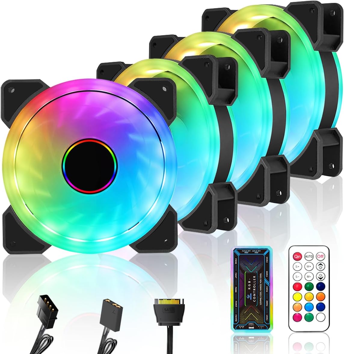 Thermalright TL-C12B-S V3 Case Fan 120mm ARGB CPU Cooler Fan Comes with ...