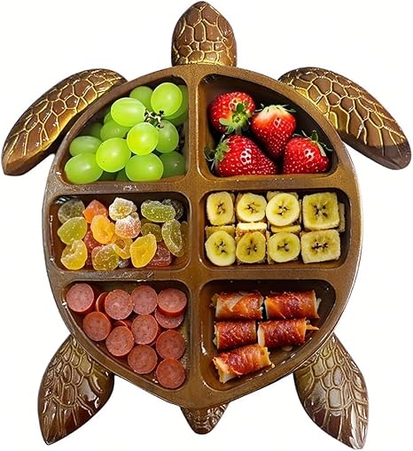 Amazon.com: Turtle Charcuterie Platter, Ocean Themed Cheese Bread Board ...
