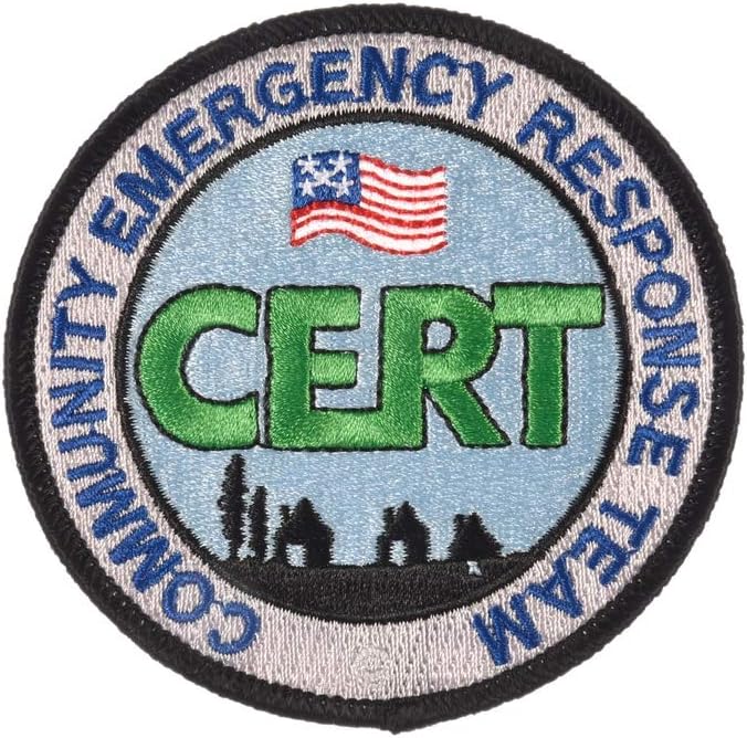 Amazon.com: CERT Embroidered Patch Community Emergency Response Team ...