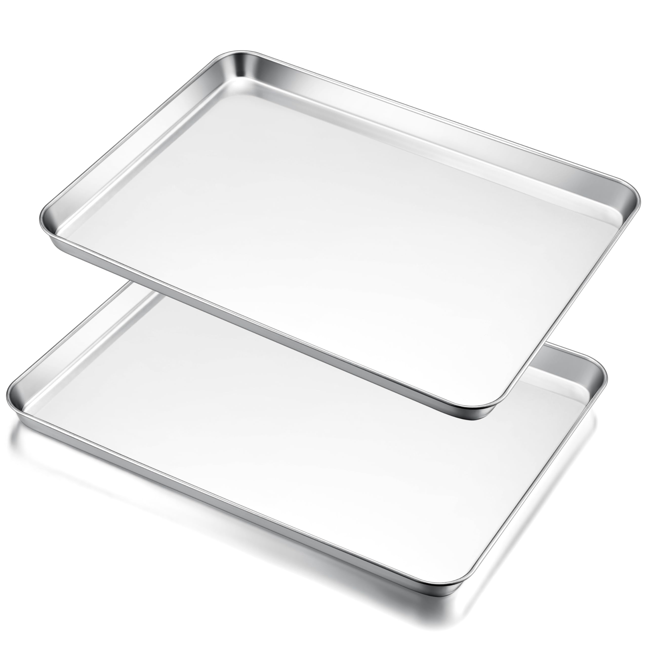 Amazon.com: E-far Large Baking Sheets, 20”x14” Stainless Steel Cookie ...