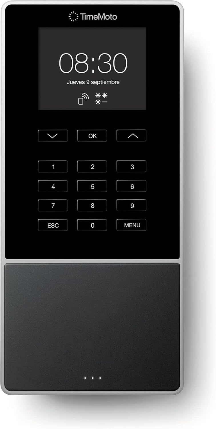 TimeMoto TM—616 Pointeuse horaire personnel avec pointage par RFID et ...