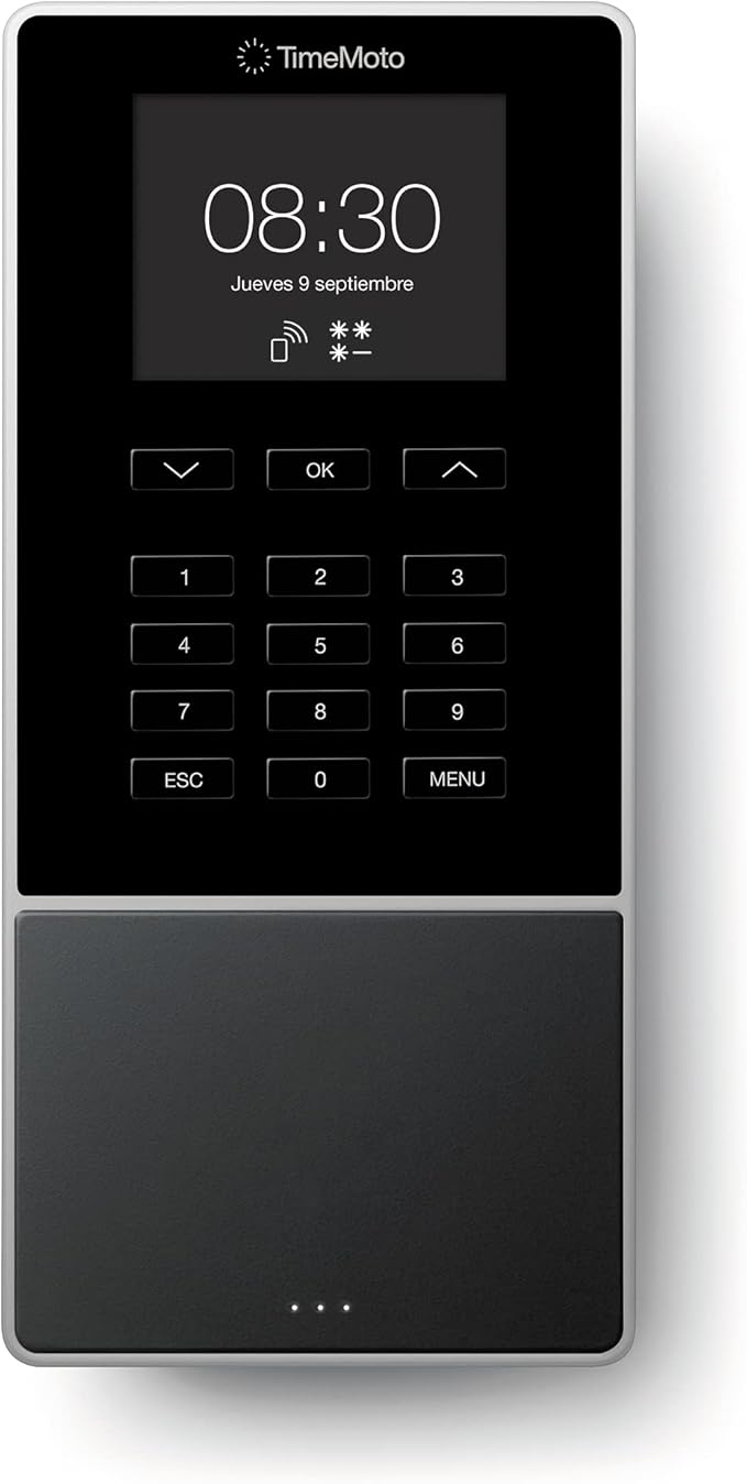 TimeMoto TM—616 Pointeuse horaire personnel avec pointage par RFID et ...