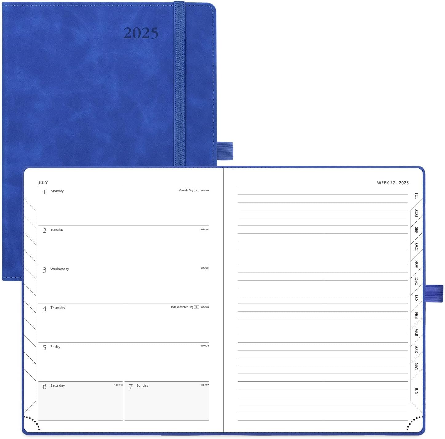 Amazon.com : POPRUN Planner 2025 (6.5'' x 8.5'') 2025 Weekly & Monthly ...