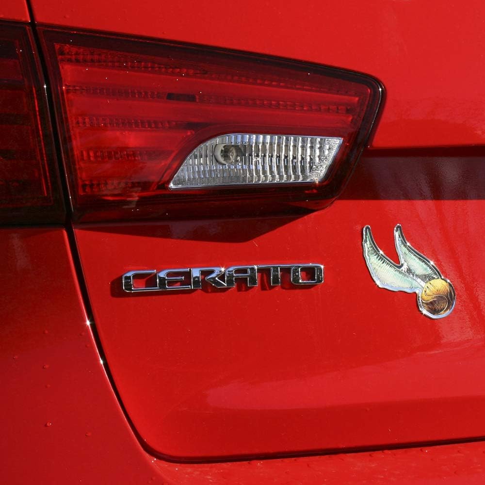 Fan Emblems Calcomanía cromada con cúpula de Harry Potter, símbolo de ...