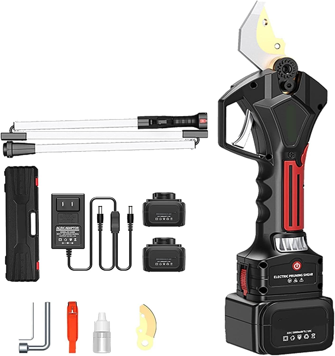 Amazon.com: Garden shears, Cordless Tree Branch Pruner Rechargeable ...