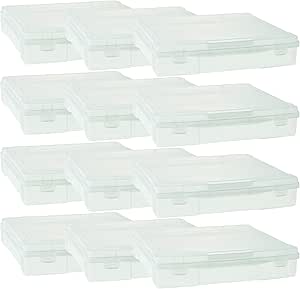 Simply Tidy 12” x 12” Plastic Scrapbook Storage Case Portable Case for ...