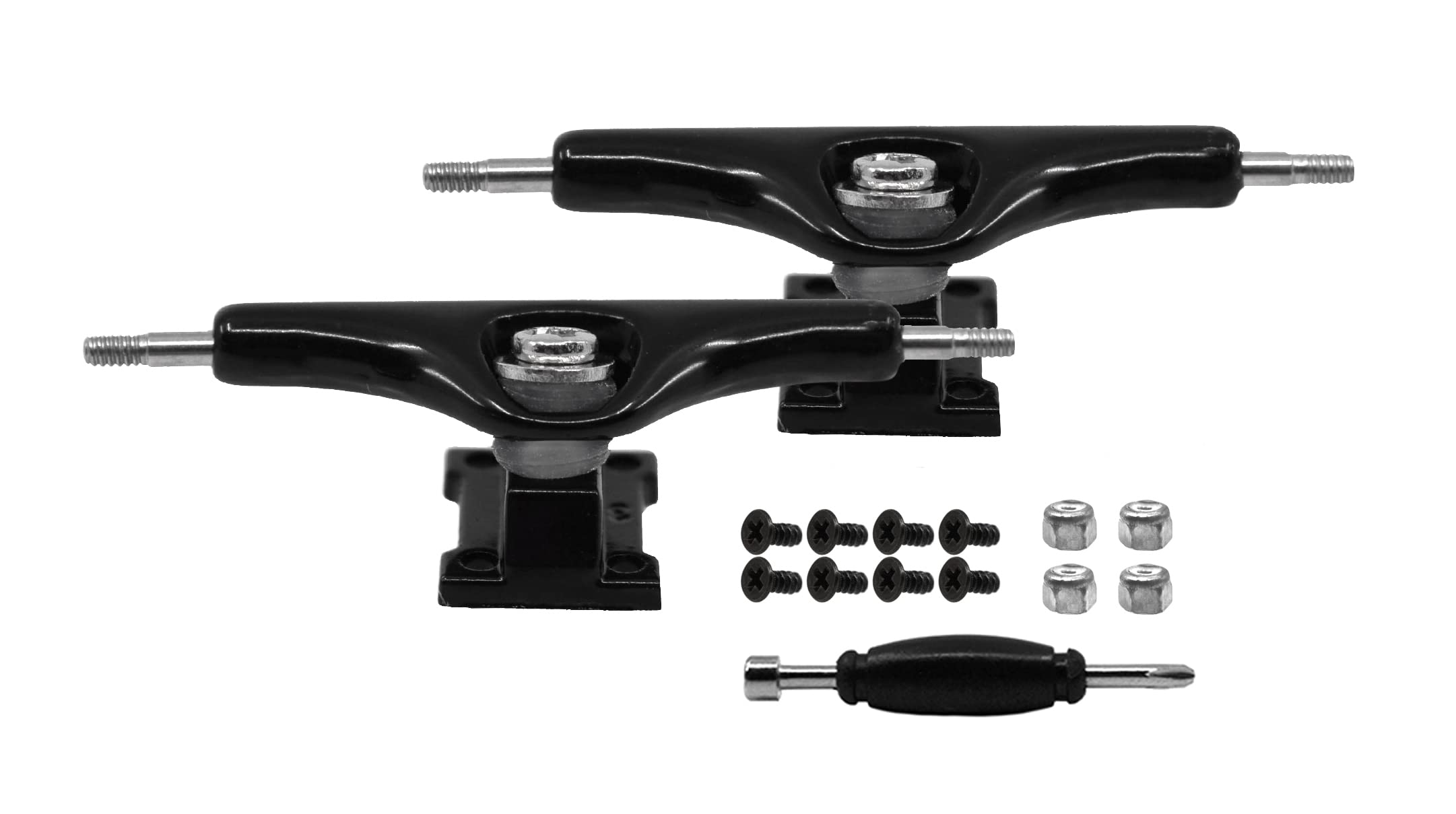 Amazon.com: Teak Tuning Prodigy Swerve Fingerboard Trucks, Black ...
