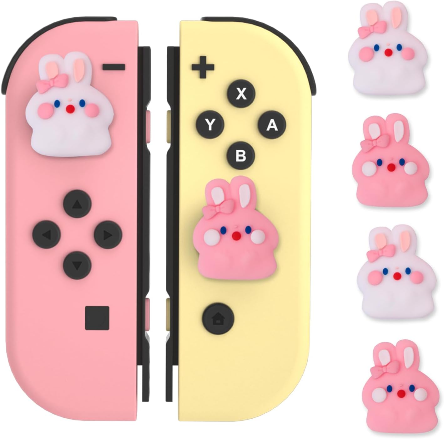 Amazon.com: NANANINO Silicone Joycons Thumb Grip Caps, Joystick Cover ...