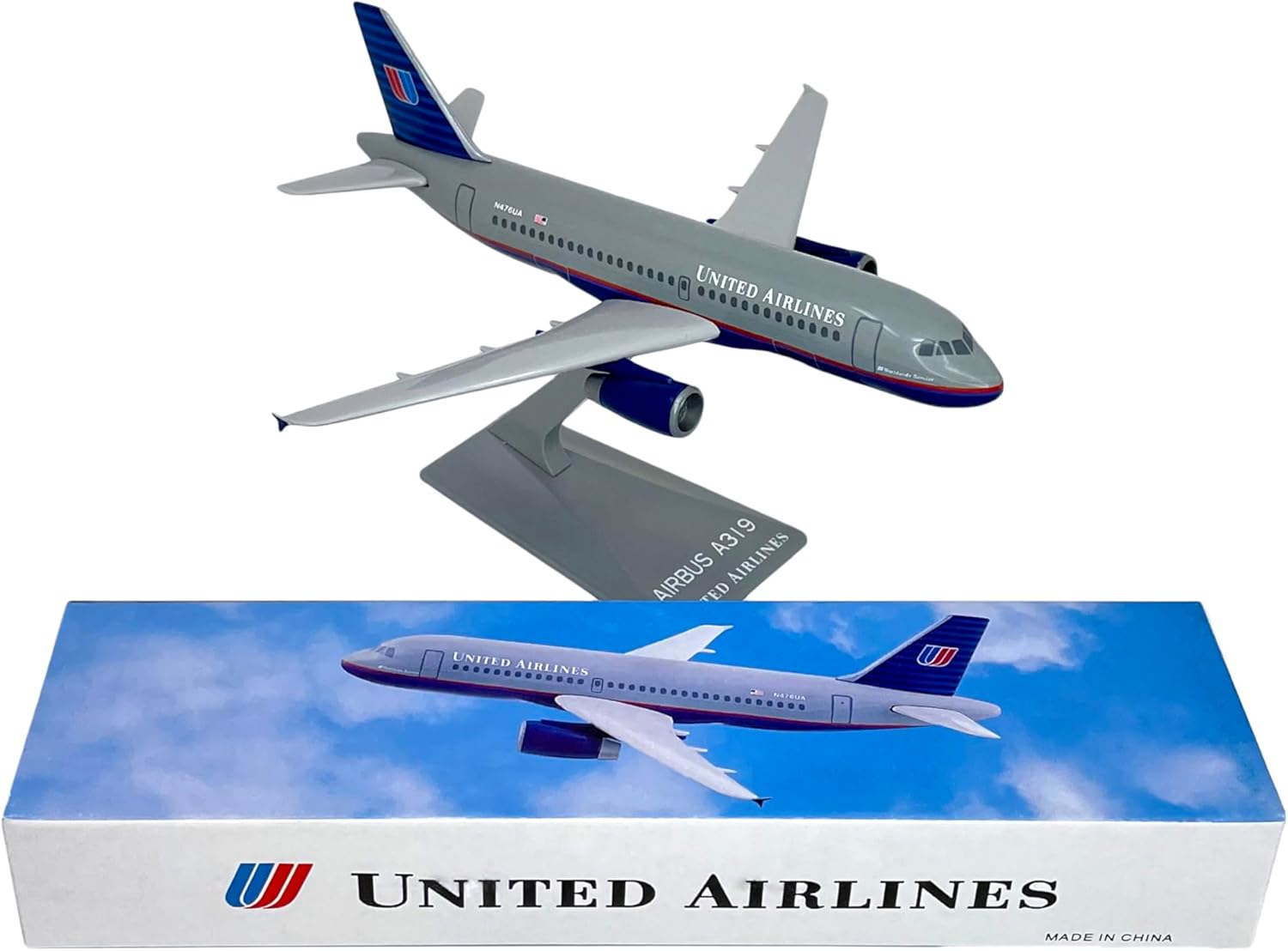 Flight Miniatures United (93-04) A319-100 1200 – Avión modelo de ajuste ...