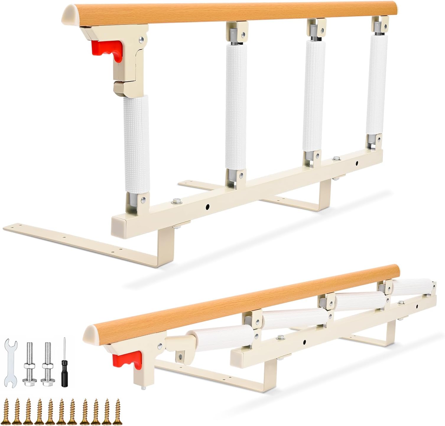 Hlieeosfcn Barrière de lit pour Personnes Agées,Poignée d'assistance à ...