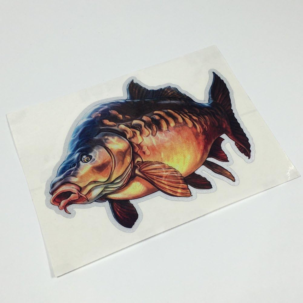 DXYMOO Pack of 2pcs Cartoon Go Fishing Carp Car Sticker Decals ...