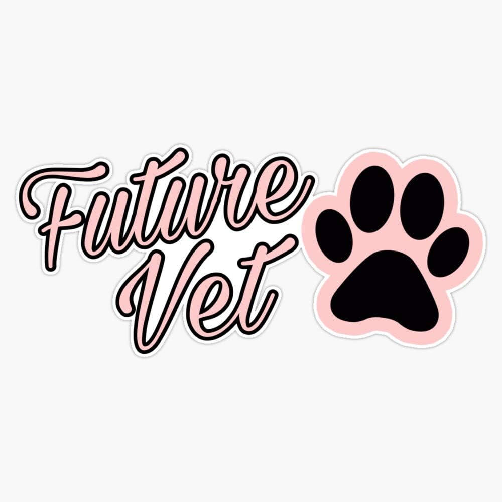 Amazon.com: Future Vet Vinyl Waterproof Sticker Decal Car Laptop Wall ...