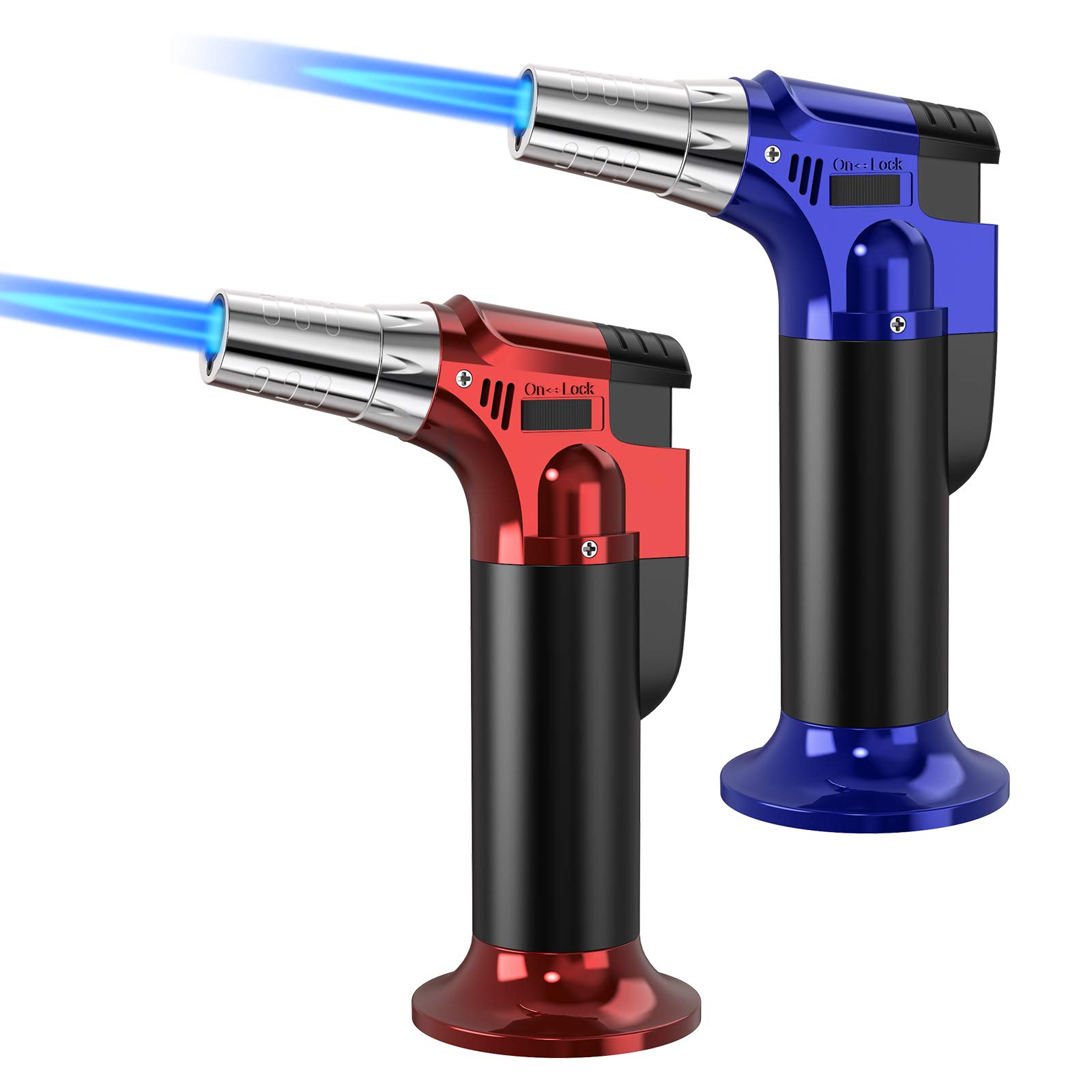 2 Pack Torch, Butane Torch Refillable, KitchenTorch for Cooking with ...
