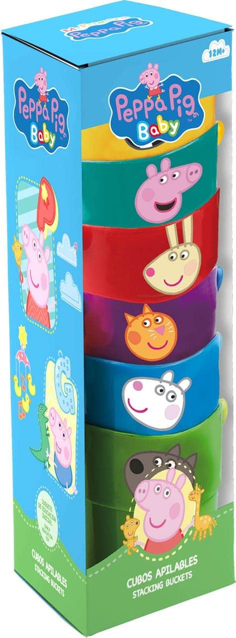 Kids Licensing Peppa Pig Stackable Cubes Toy : Amazon.co.uk: Toys & Games