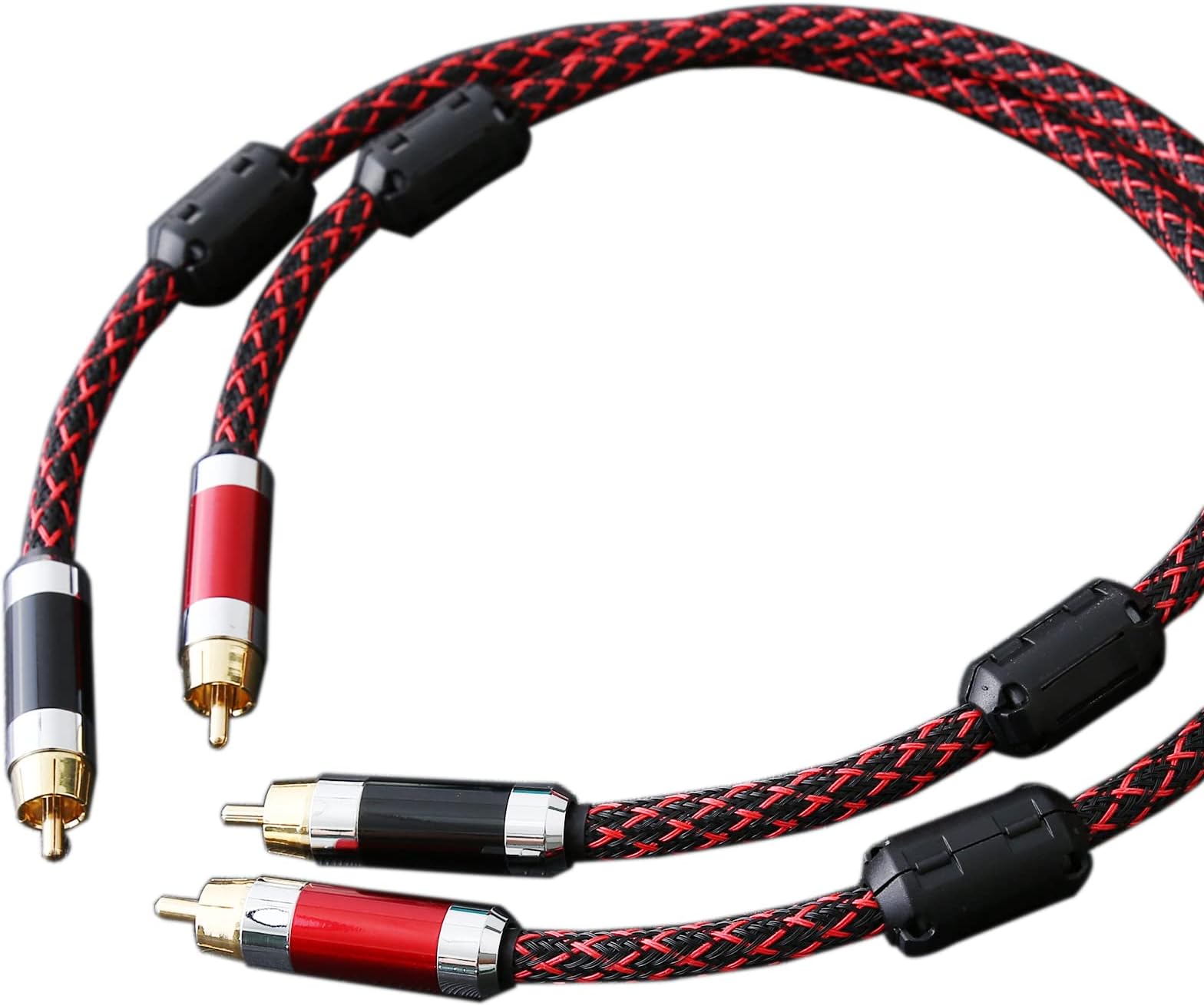 Amazon.com: JORZOR RCA Cable, 2RCA Male to 2RCA Male Stereo Audio ...