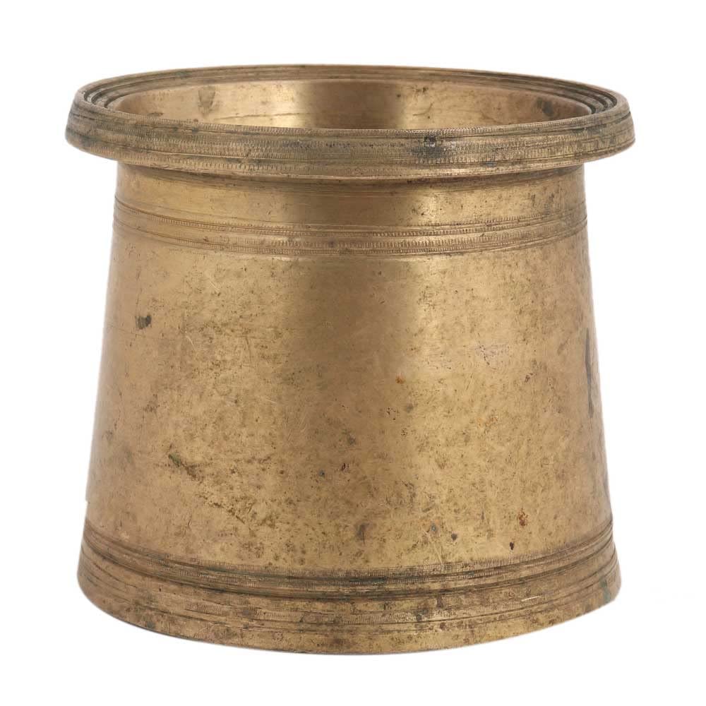Indian-Shelf Handmade Vintage Brass Antique Golden Panchpatra Cup ...