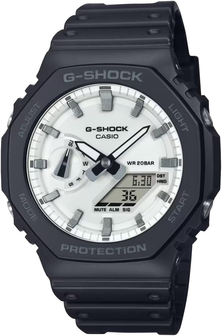 Casio Men's Analogue-Digital Quartz Watch with Plastic Strap GA-2100WD ...