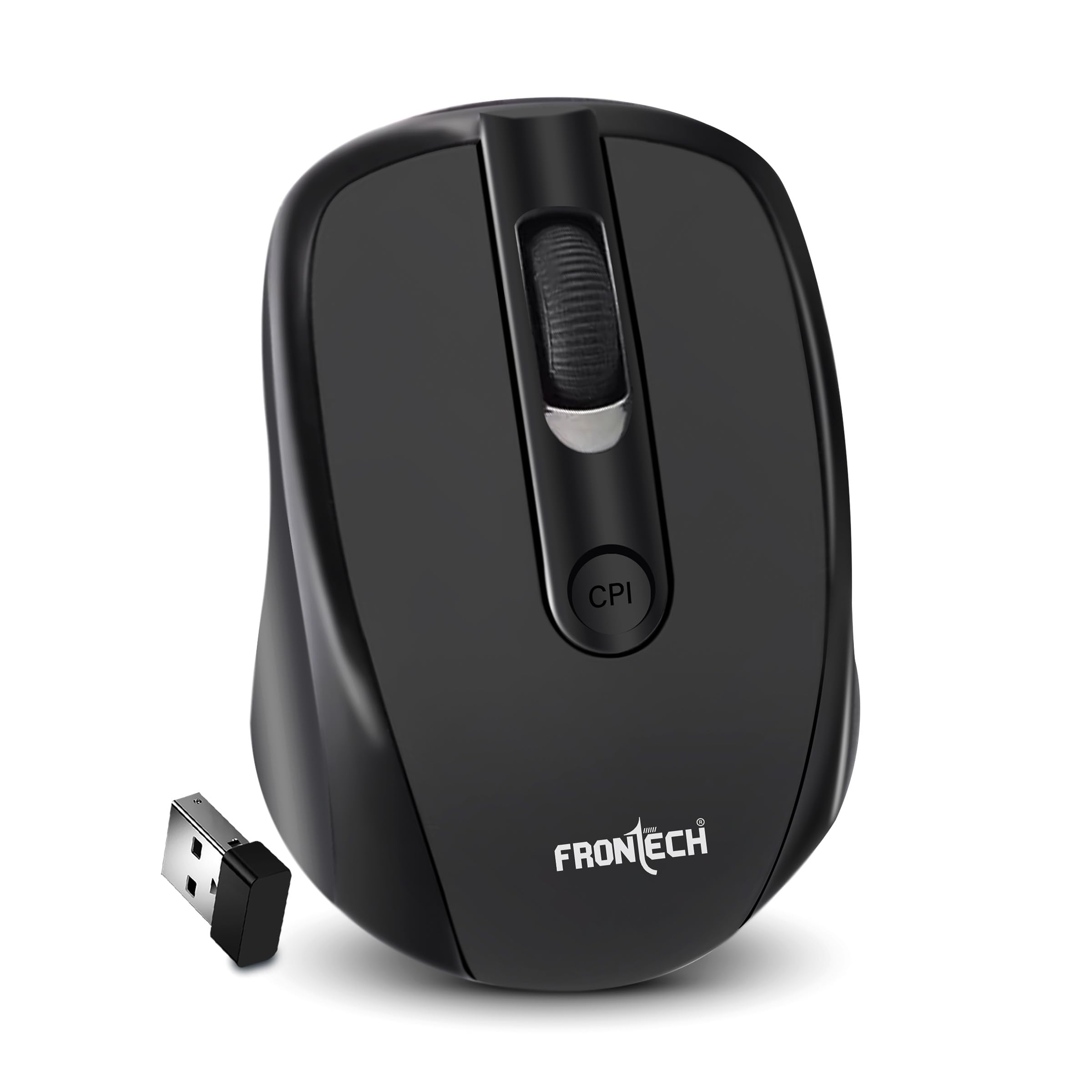 Amazon.in: Buy FRONTECH Wireless Mouse, 2.4 GHz with USB Nano Receiver ...