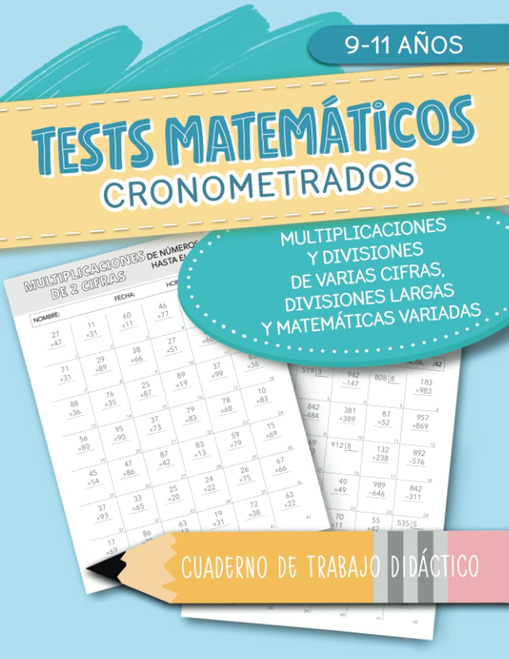 Buy Tests matemáticos cronometrados - Multiplicaciones y divisiones de ...