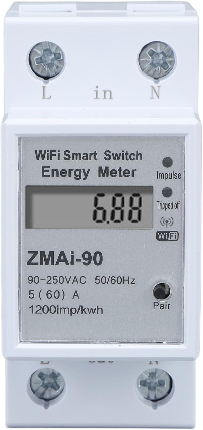 APP Smart WiFi Energy Meter, Mobile Remote Control Electric Meter, Real ...