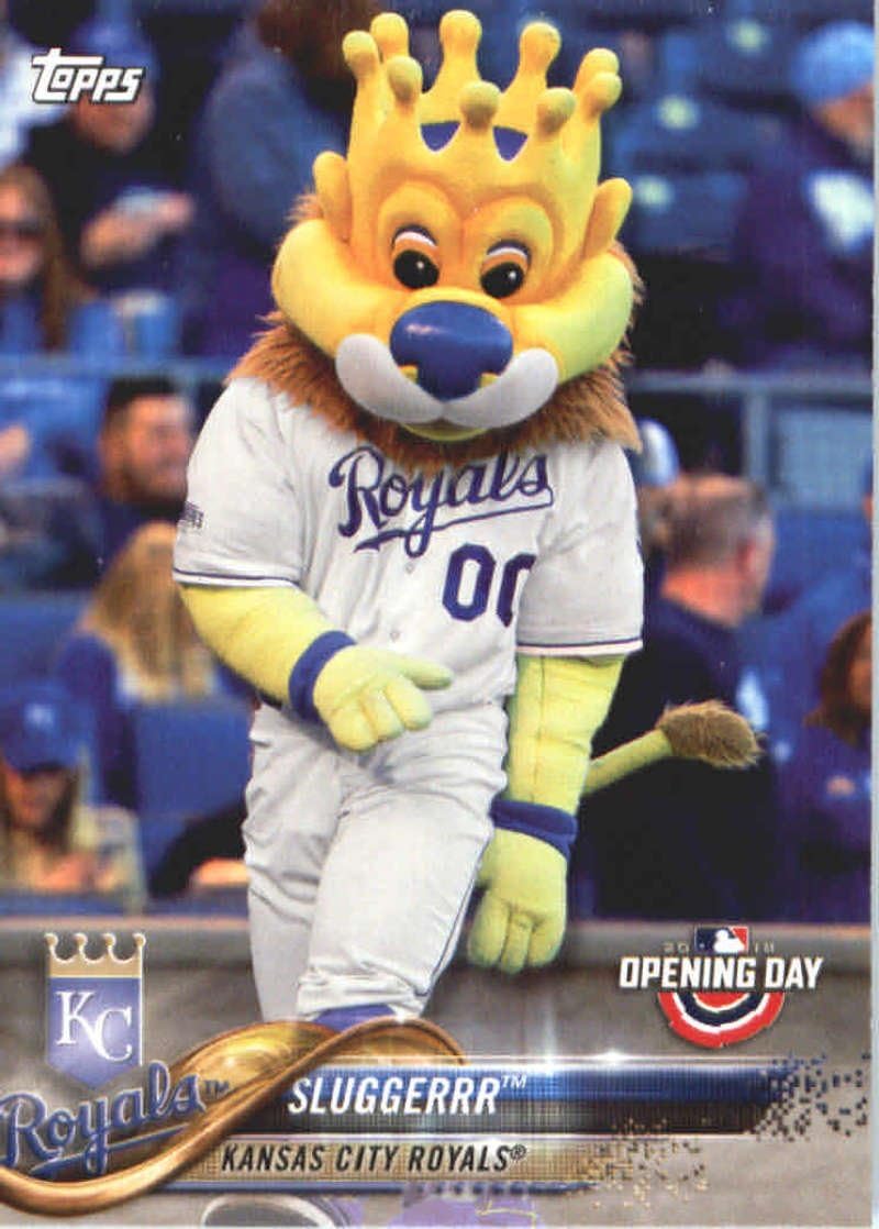 Amazon.com: 2018 Topps Opening Day Mascots #M-1 Sluggerrr Kansas City ...