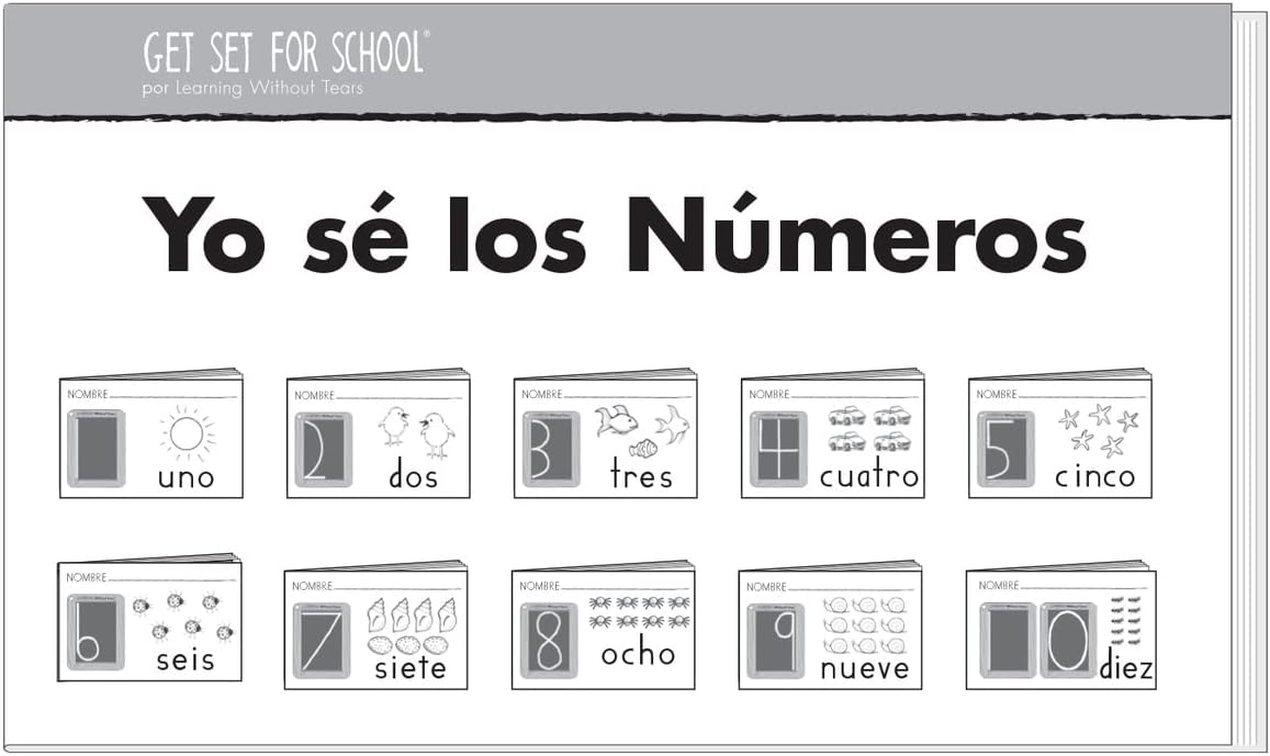 Amazon.com: Learning Without Tears Spanish I Know My Numbers- Get Set ...