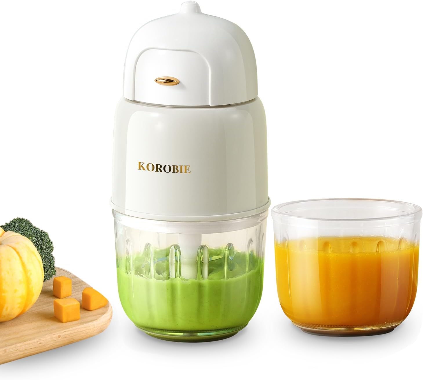 Amazon.com: Baby Food Maker - Baby Food Blender with 2 Glass Bowls Baby ...