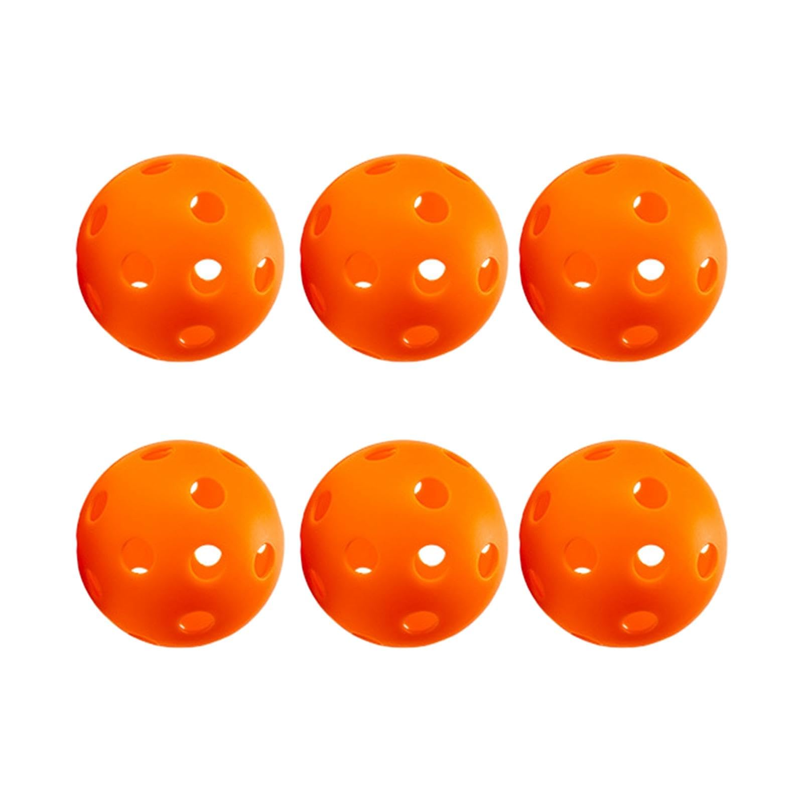 Oshhni Indoor Pickleball Balls Hollow Ball 26 Holes Bright Color Hard ...