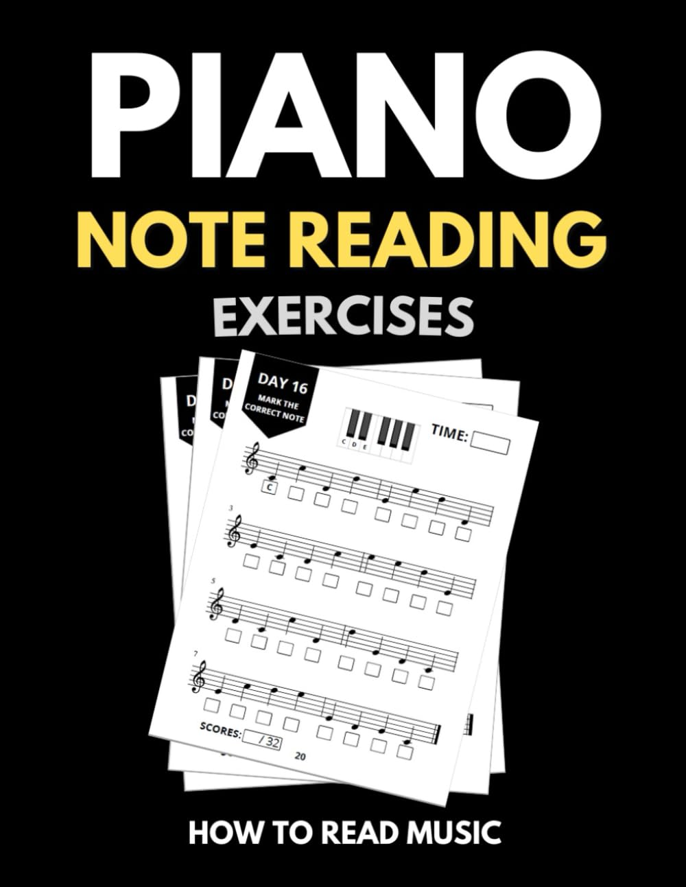 Piano Note Reading Exercises: Music Skills in 10 Minutes a Day, Student ...