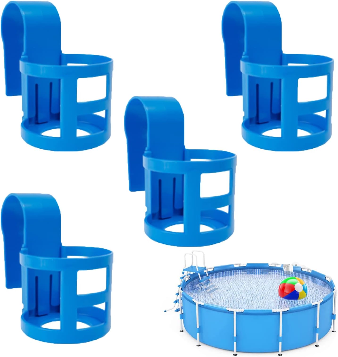 Amazon.com: 12 Pcs Poolside Cup Holder for Above Ground Pools ...