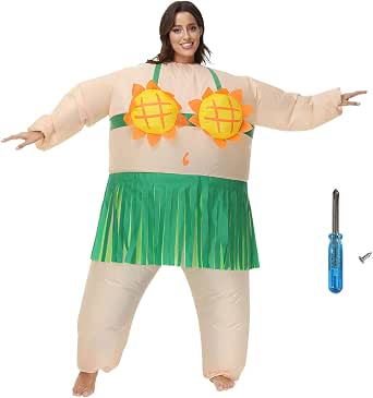 Amazon.com: NOENNULL Inflatable Ballet Costumes for Adult Funny Blow up ...