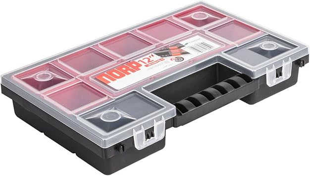 Sortimentskasten Kleinteilemagazin Sortierbox NORP12 mit Deckel ...