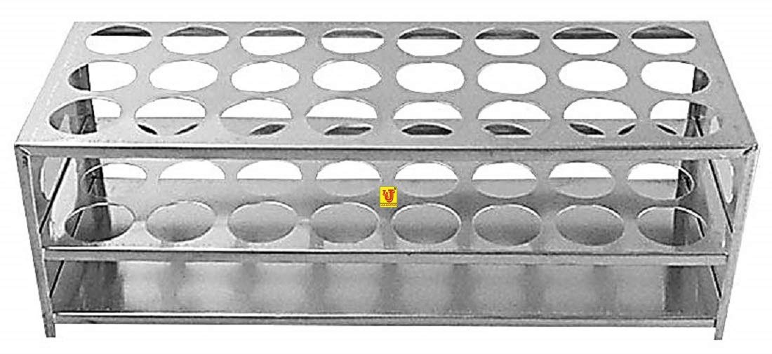 Witeg Test Tube Stand | Stainless Steel Test Tube Stand 25 MM | 24 Hole ...