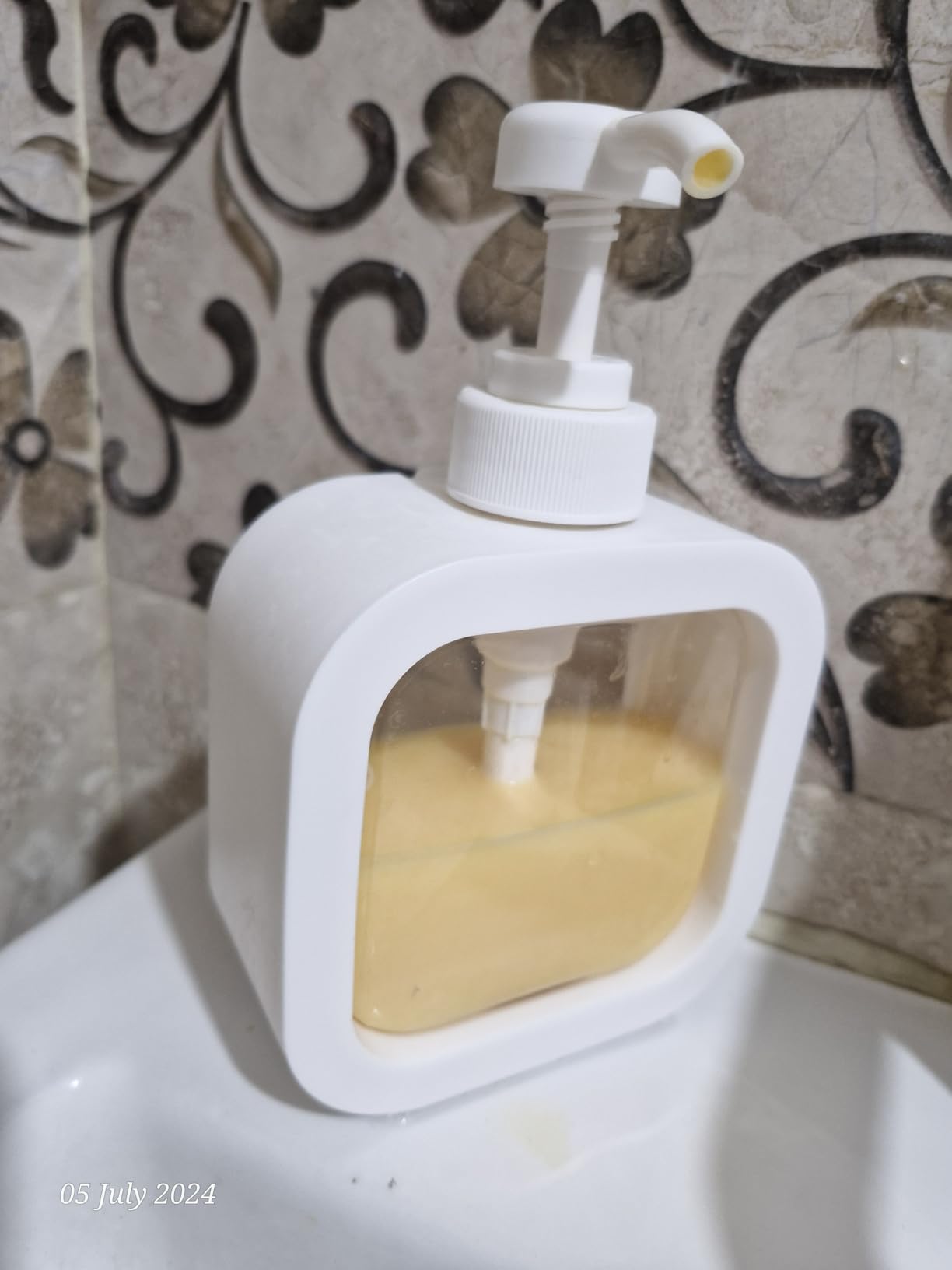 RATAVA Empty Bottle Soap Dispenser for Bathroom Kitchen Large-Capacity ...