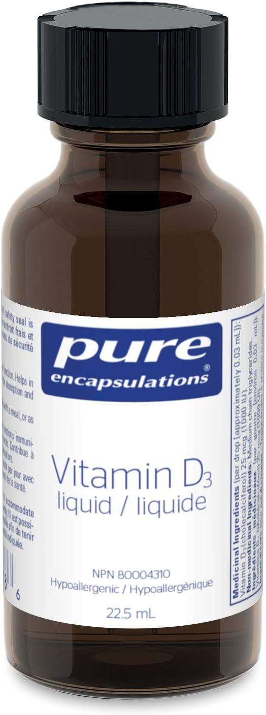 Pure Encapsulations Vitamin D3 Liquid | Supports Bones, Teeth, and the ...