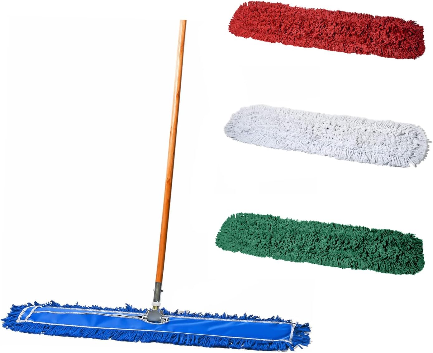 Amazon.com: Tidy Tools 36 Inch Blue Dust Mop with Wood Handle and 36 ...