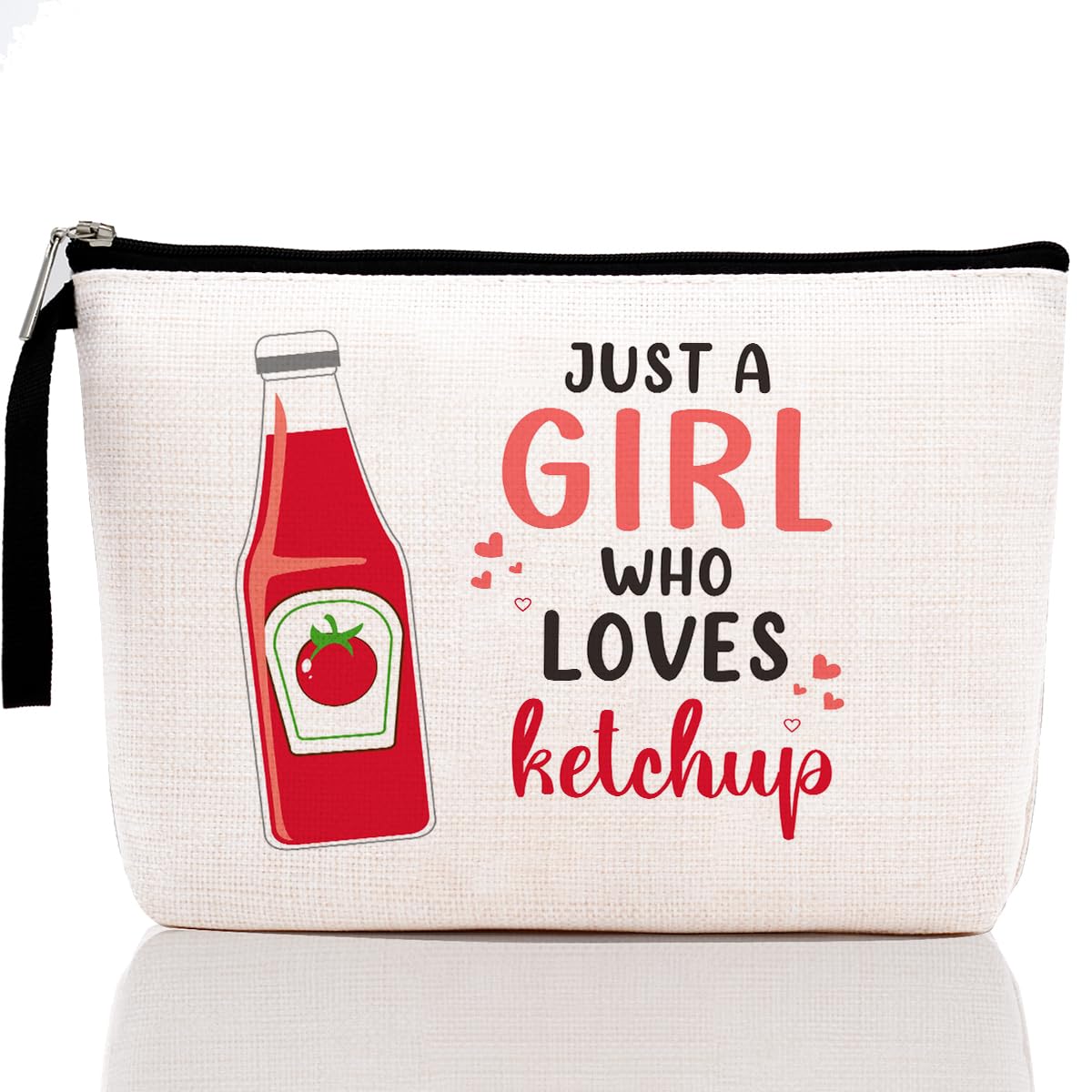 Amazon.com: Funny Ketchup Themed Gifts Makeup Bag for Women Girls Best ...