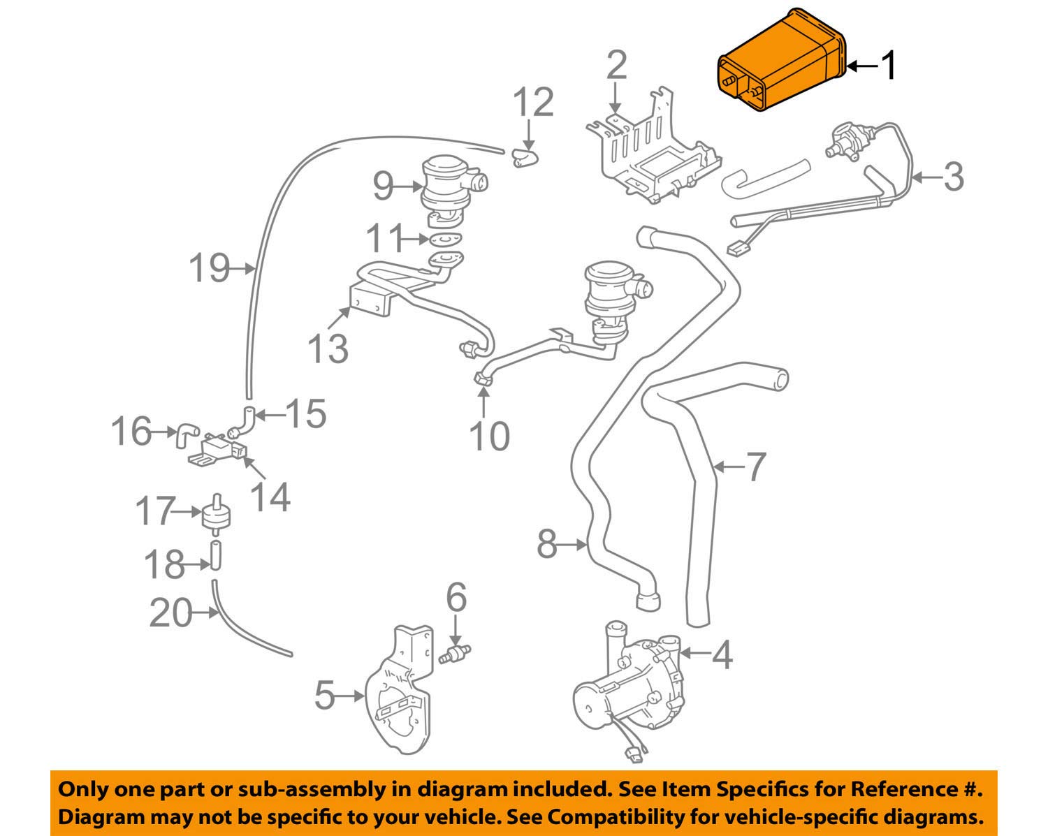 Amazon.com: Volvo 30684417, Vapor Canister : Automotive