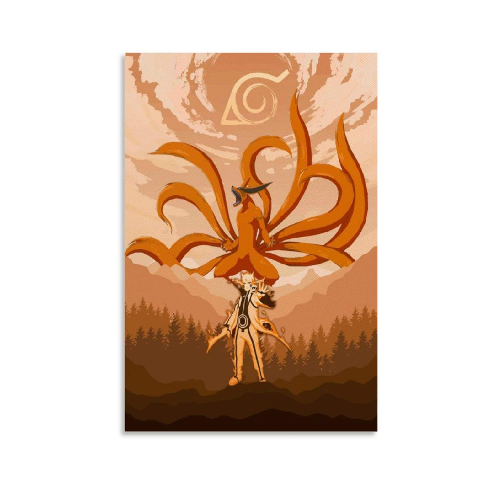 Naruto Uzumaki Nine Tailed Fox Drawing NINE TAILED FOX NARUTO🍥