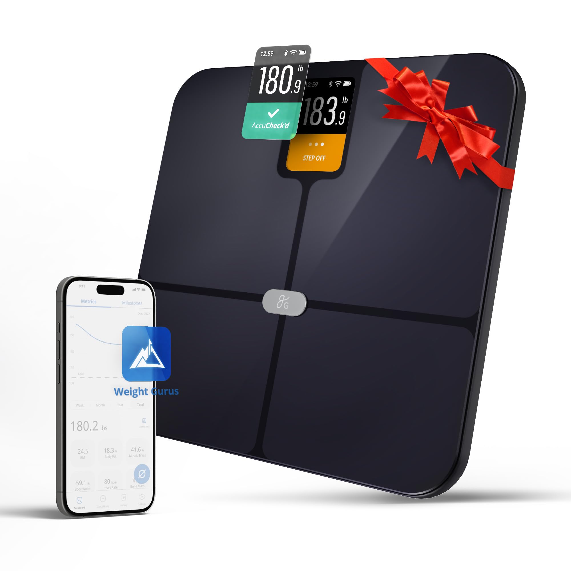 Snapklik.com : Greater Goods Verve Digital Smart Bathroom Scale, Bluetooth And WiFi Enabled ...