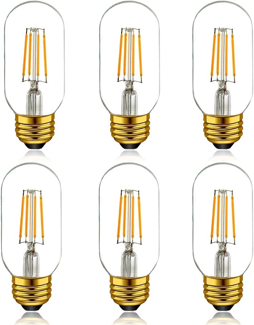 Gordon & Bond Incandescent Light Bulbs 60 Watt - 4 Pack Dimmable Edison ...