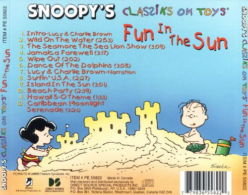 Amazon.com: Snoopy's Classiks: Fun in the Sun: CDs & Vinyl