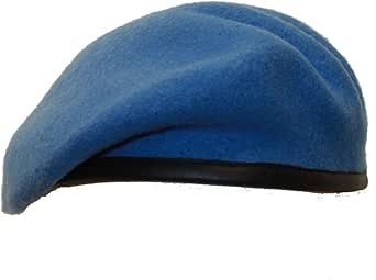 United Nations UN Beret Sky Light Blue Army Military (52cm) : Amazon.co ...