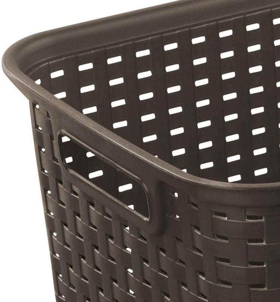 Sterilite Tall Plastic Weave Storage Basket, Bin Organization for ...