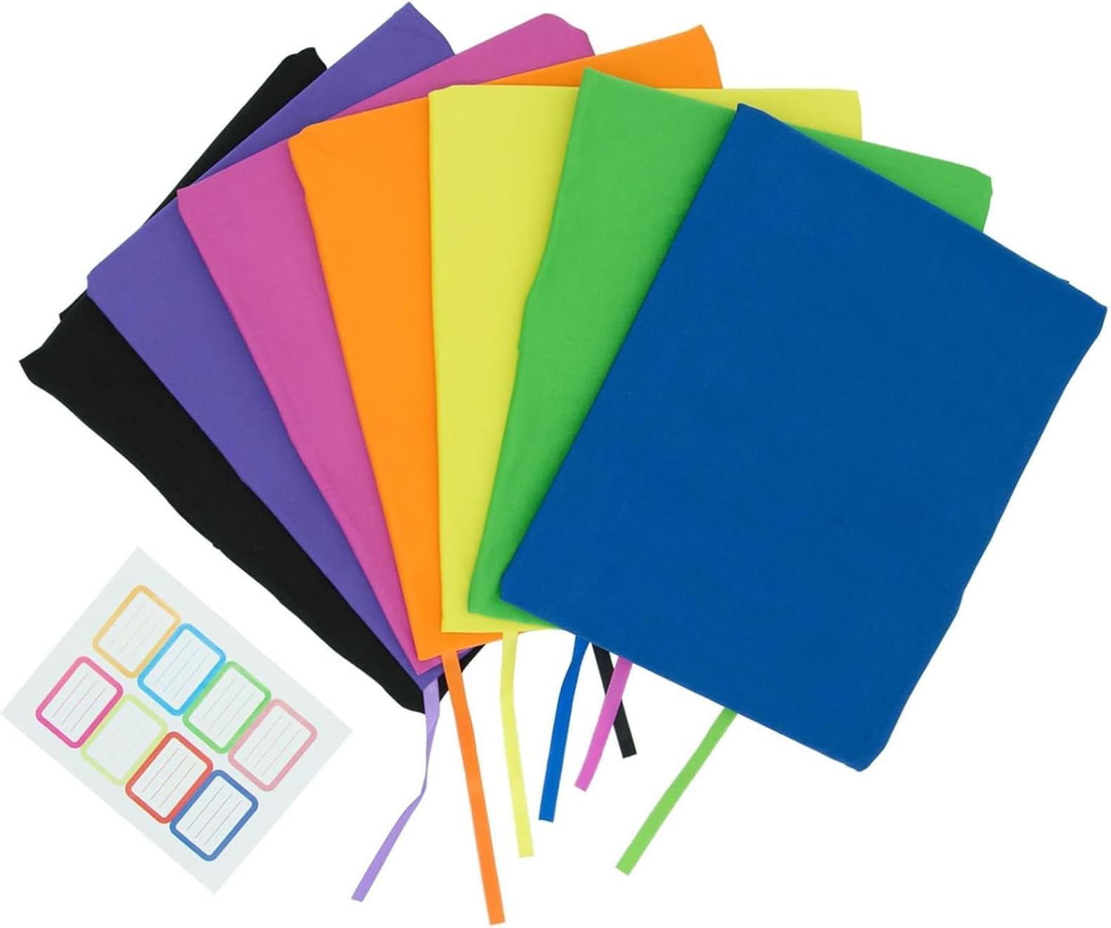 Amazon.com: 6 Pack Stretchable Book Covers, Jumbo Book Sleeves for ...