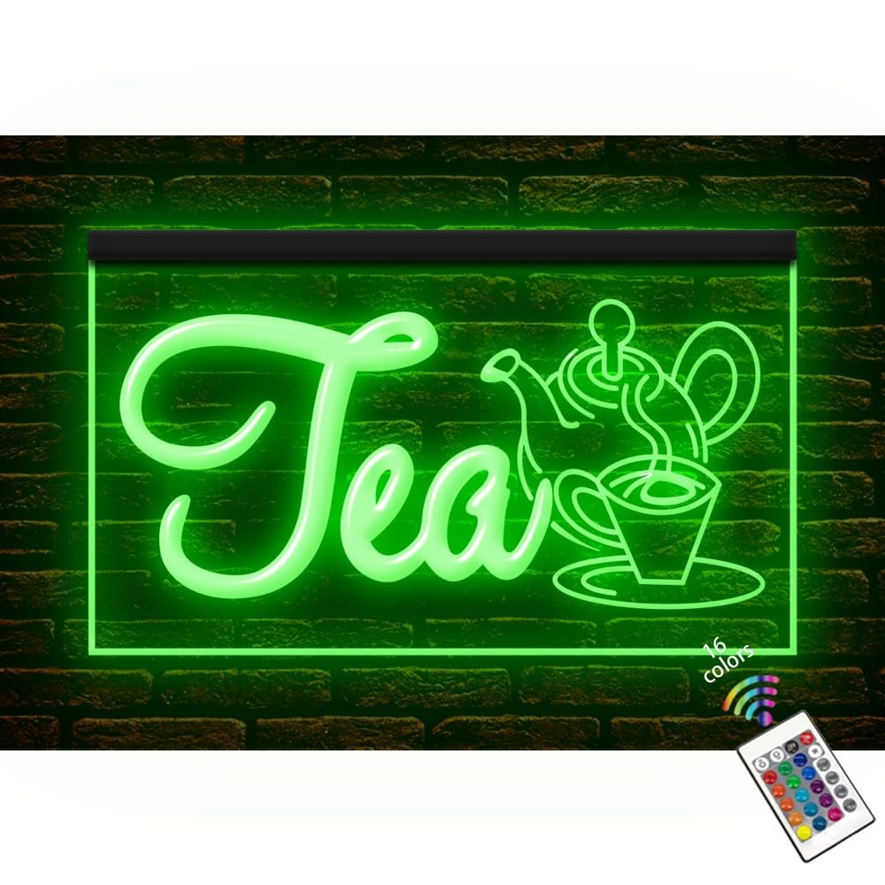 Amazon.com : 110039 Tea Cafe Shops Store Home Bar Decor illuminated ...