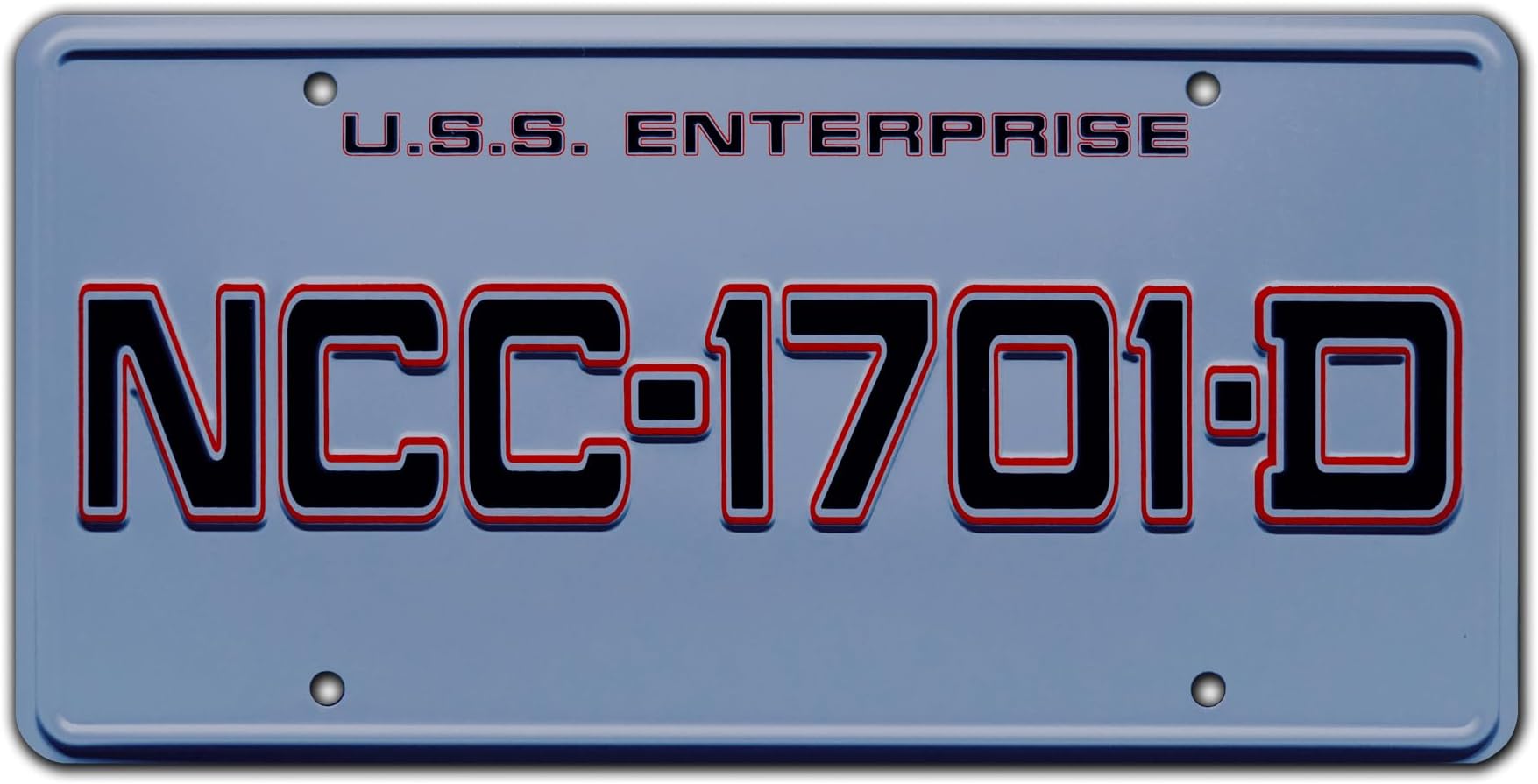 The Next Generation | NCC-1701-D | Metal Stamped License Plate : Amazon ...