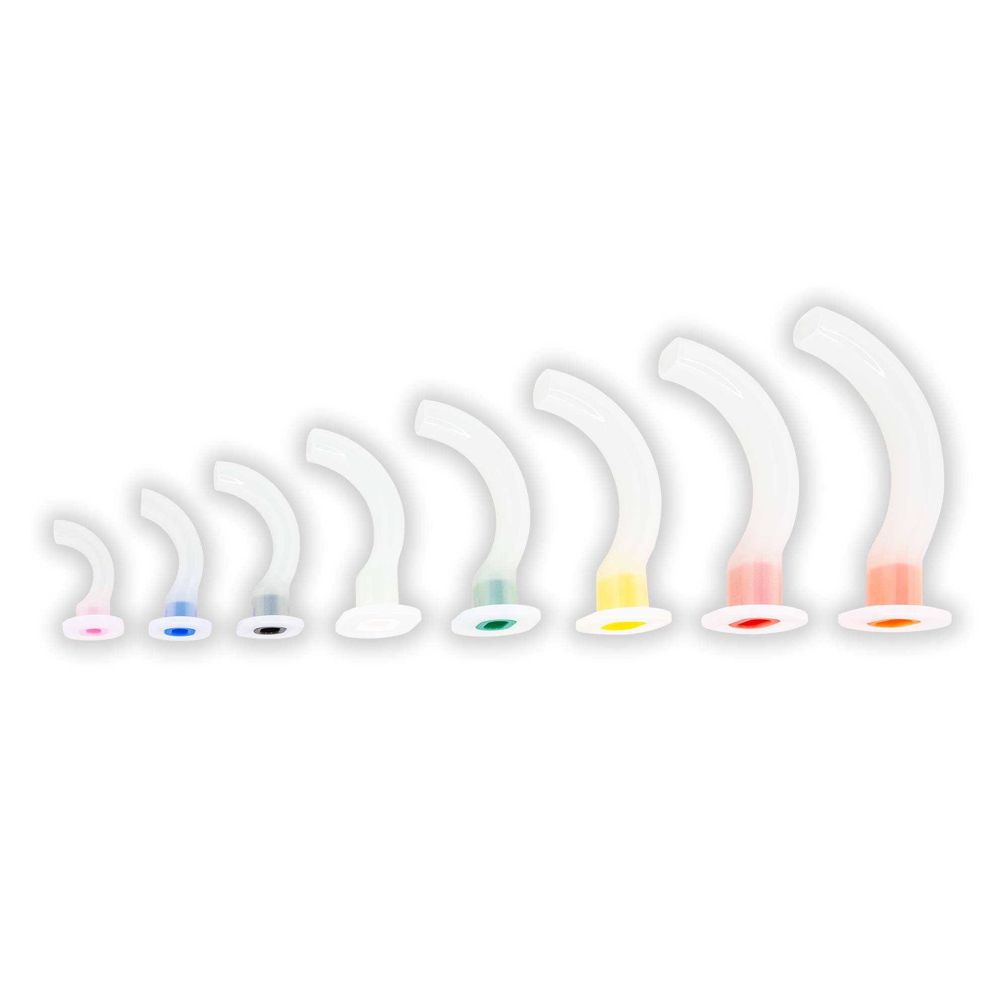 LINE2design Guedel Oral Airway Kit - Multi-Color Disposable Gas Guide ...