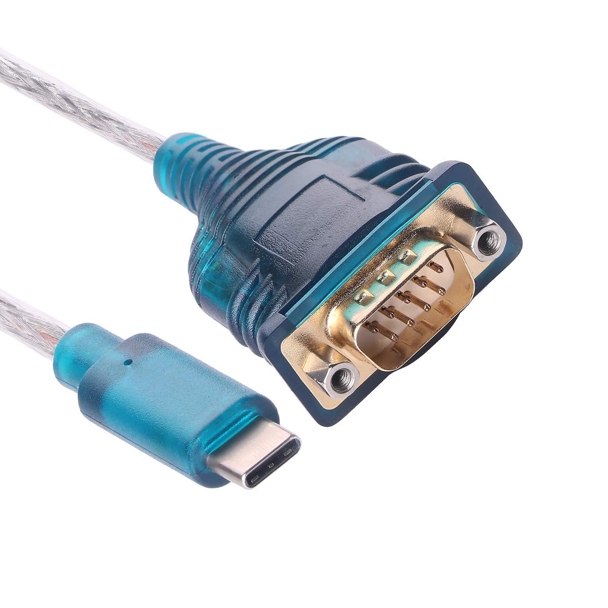 Amazon | 1.5m USB Type-C-RS232 DB9オスシリアルアダプターケーブル（Windows Mac OS Linux FTDIチップセット用）（1.5M、USB ...